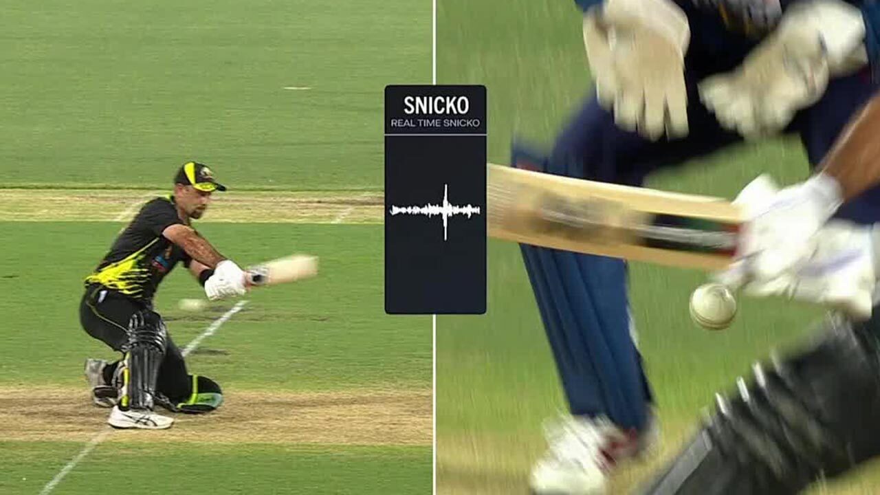 Maxwell given out after contentious Snicko spike