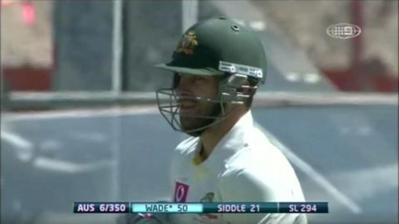 3rd Test v SL - Wade 50