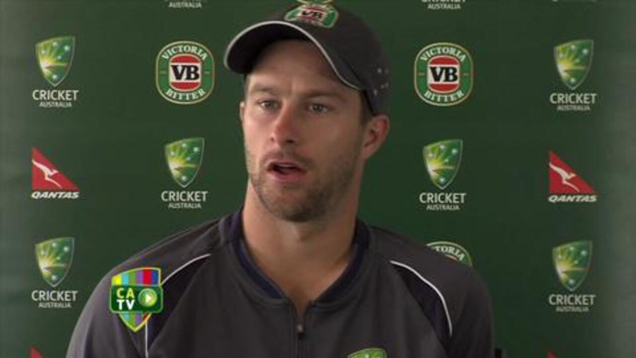 Wade back behind the stumps