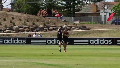 AFL player's classic catch