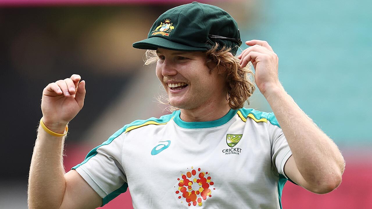 Pucovski re-lives his Test debut with his family