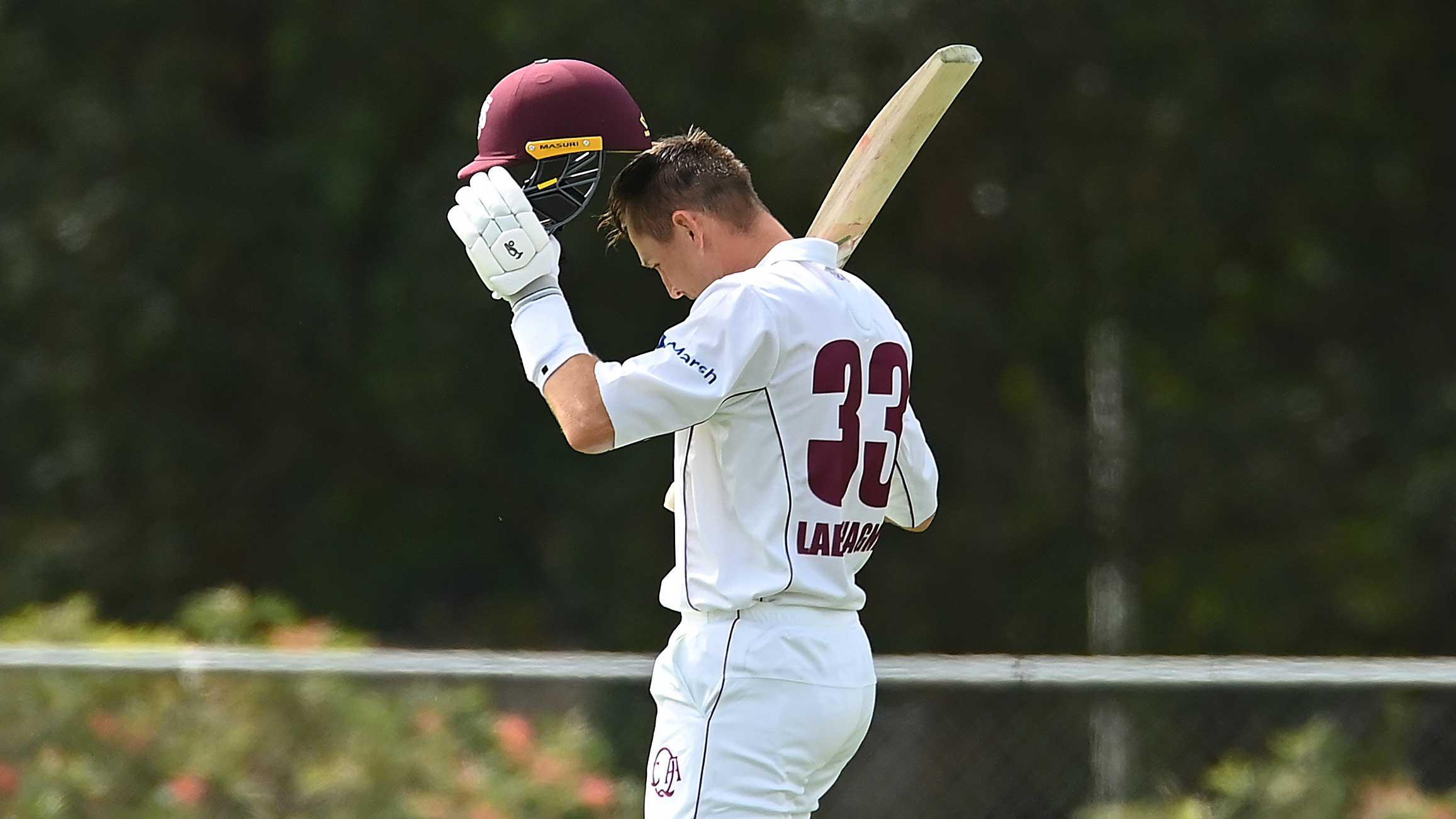 Labuschagne celebrates first ton as a dad