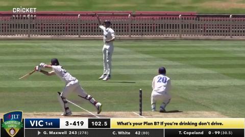 Maxwell's 'incredible cricket shot' for six