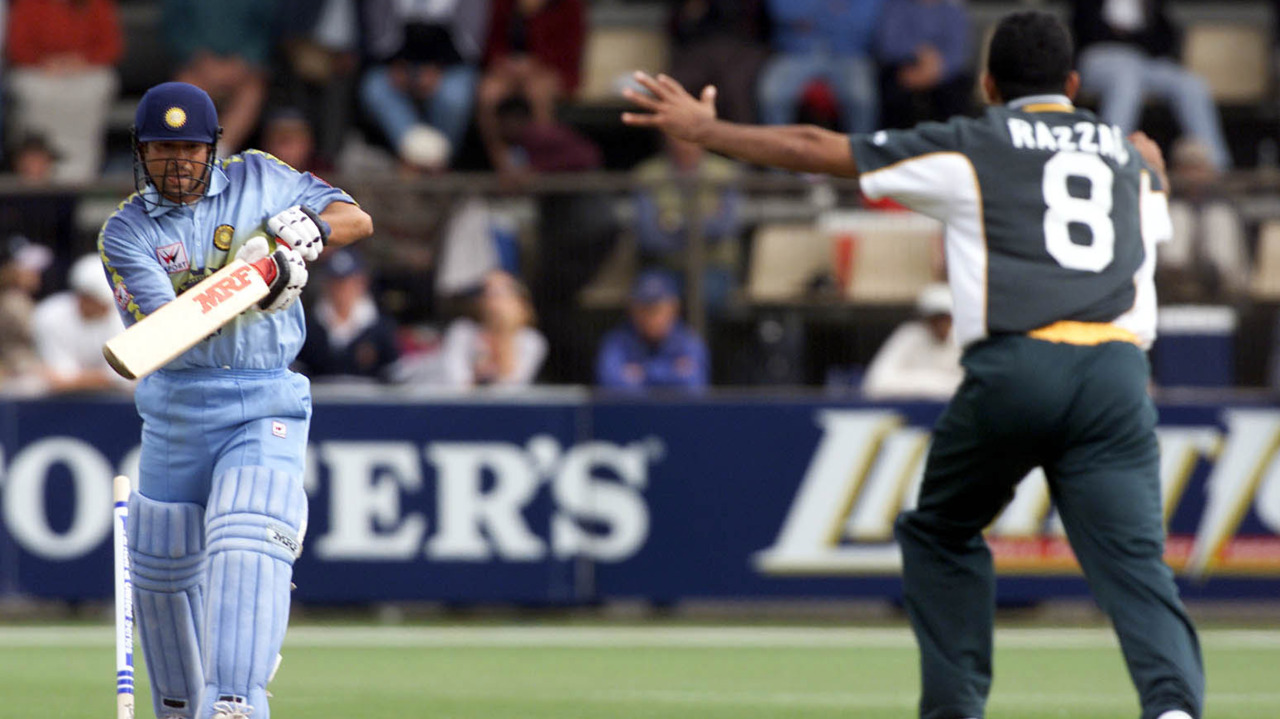 On this day: Razzaq castles Sachin in the 90s