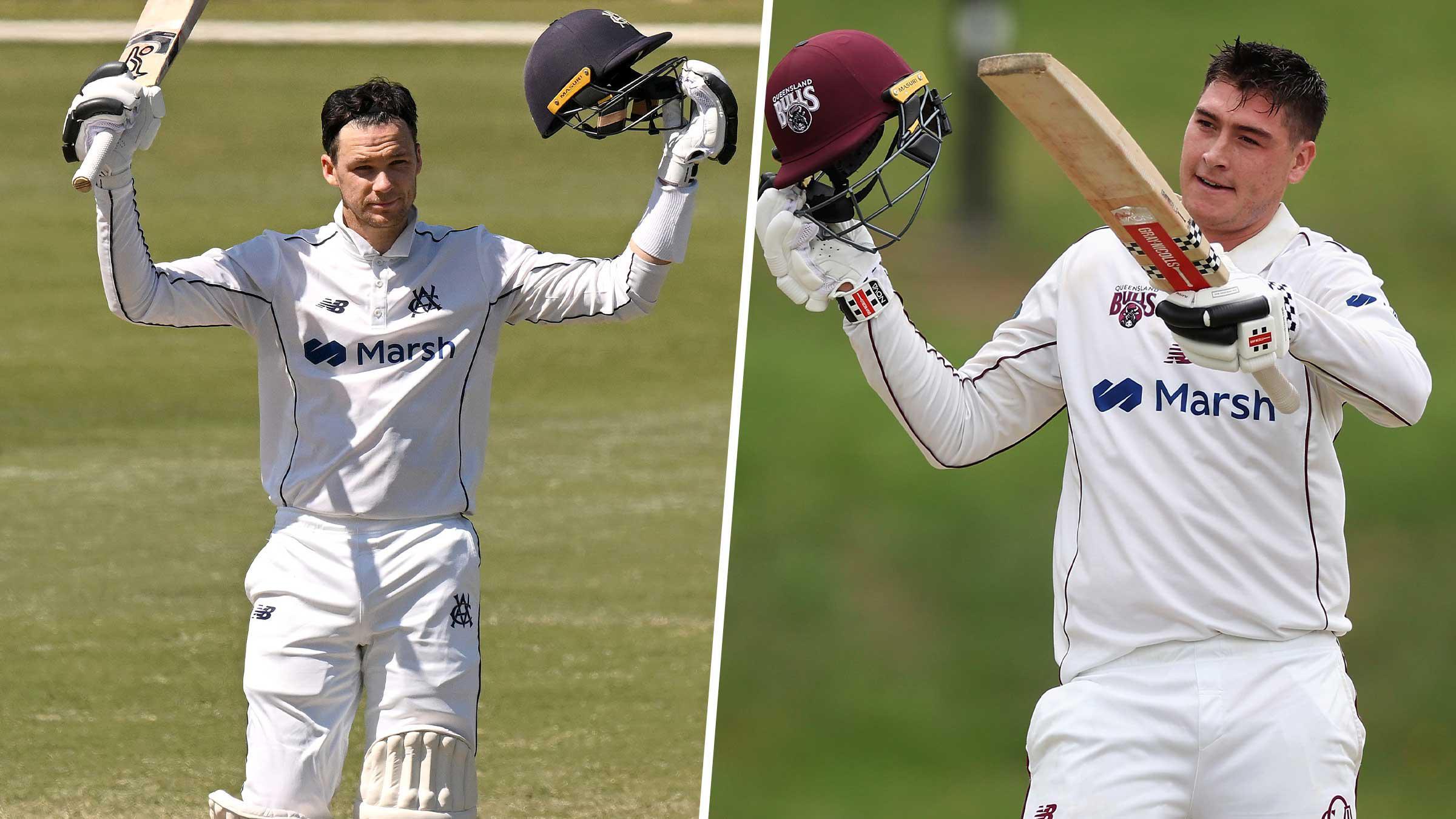 Handscomb, Renshaw hit timely double tons