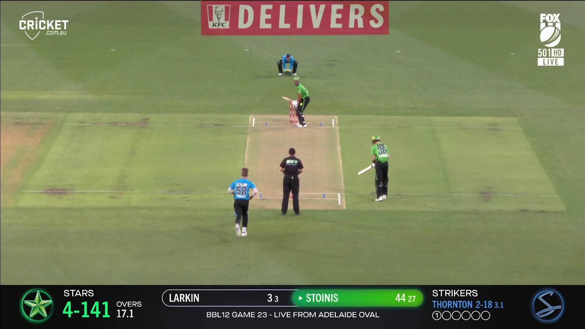 Stoinis goes nuts with four bombs in 29-run over