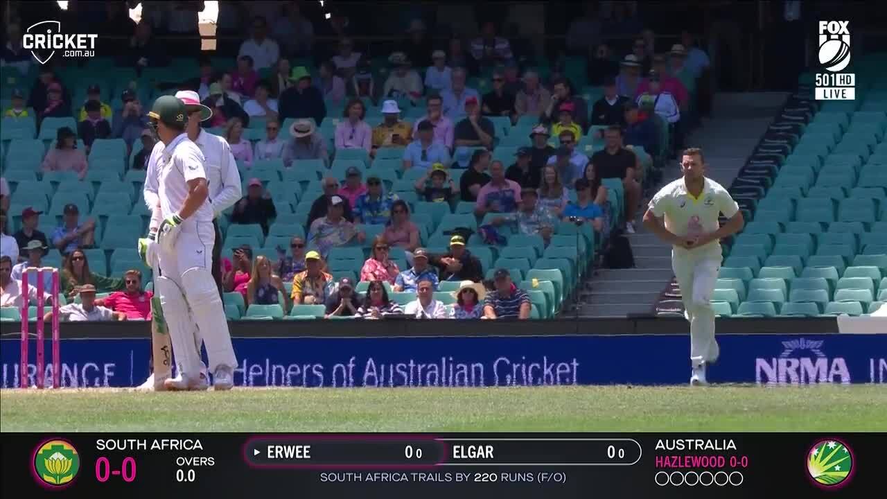 Following on South Africans survive on spinning SCG wicket