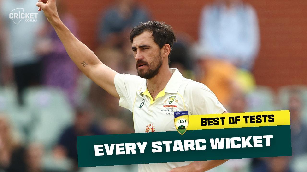 Best of the 2022-23 Tests: Every Mitch Starc wicket