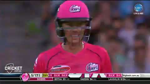 Highlights of Botha's handy cameo