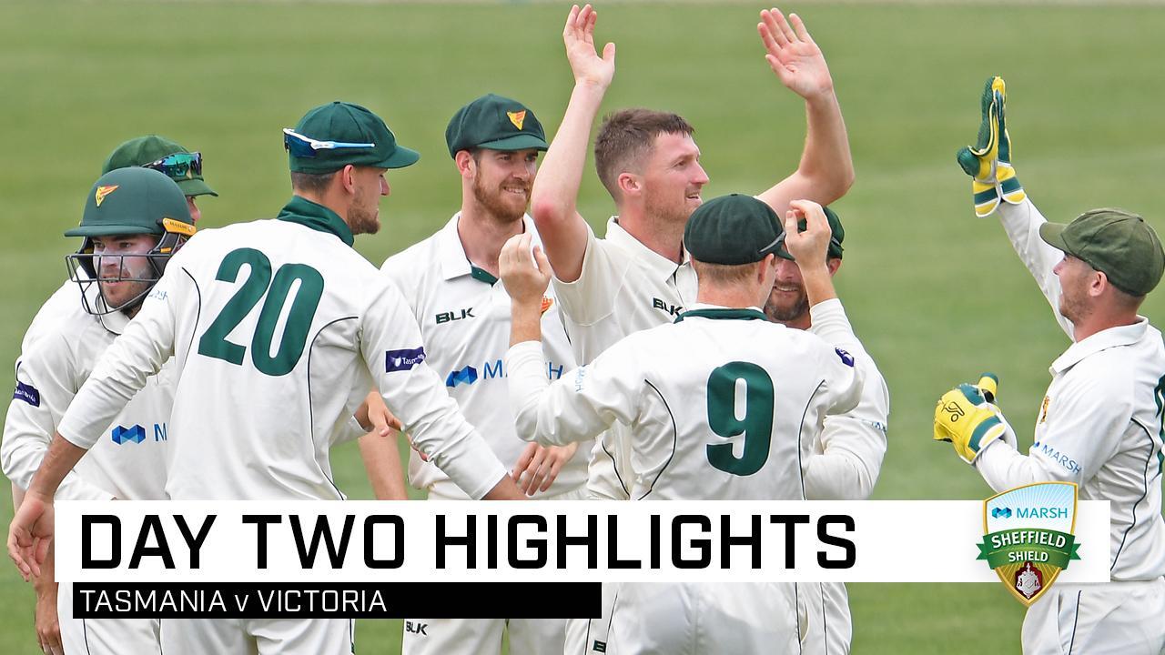 Harris, Handscomb post fifties but Tigers in box seat