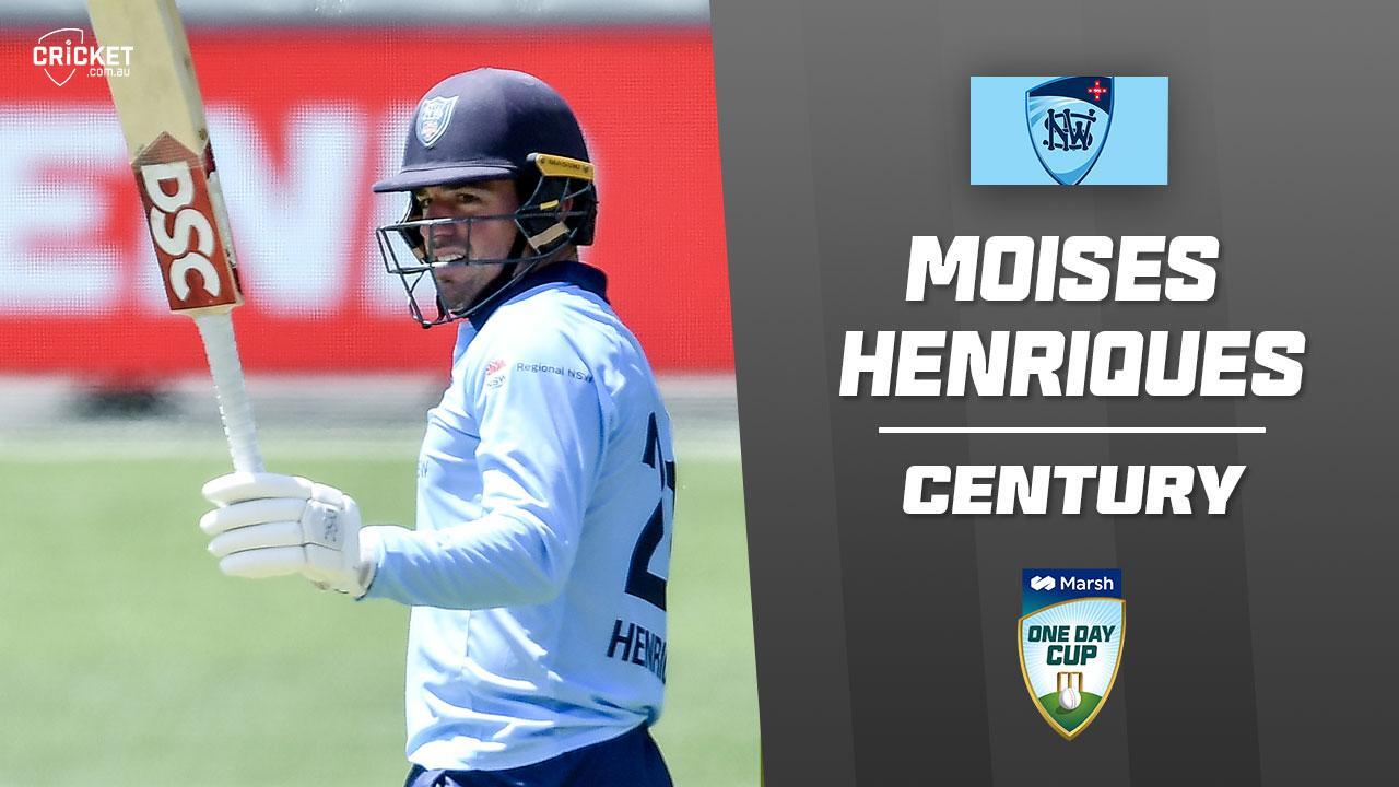 Henriques puts NSW on his back with superb century