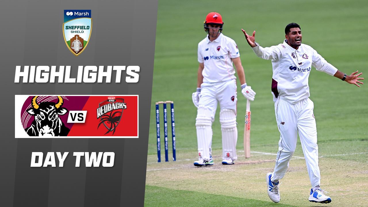 Queensland v South Australia | Sheffield Shield | Day 2
