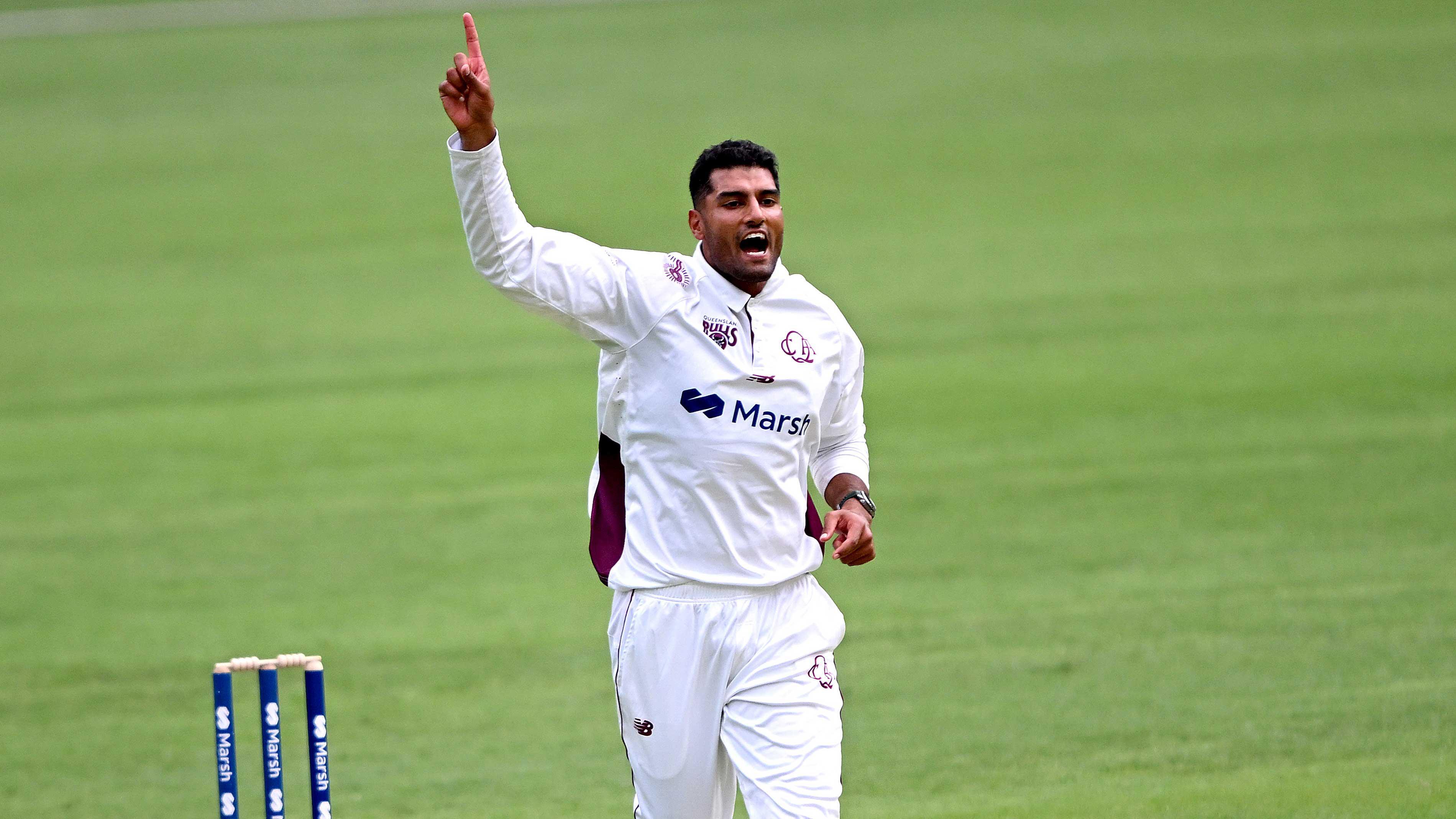 Sandhu grabs second innings four to set up final day chase