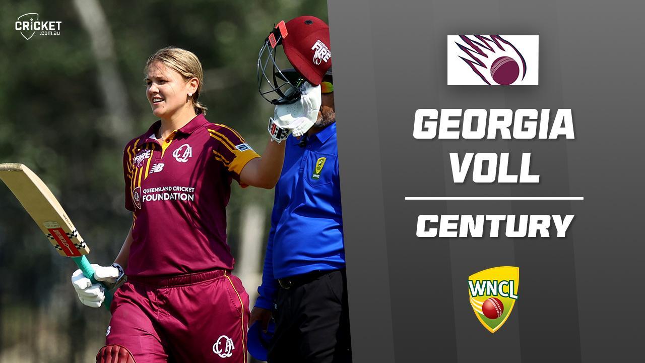 Voll returns to the top with terrific WNCL ton