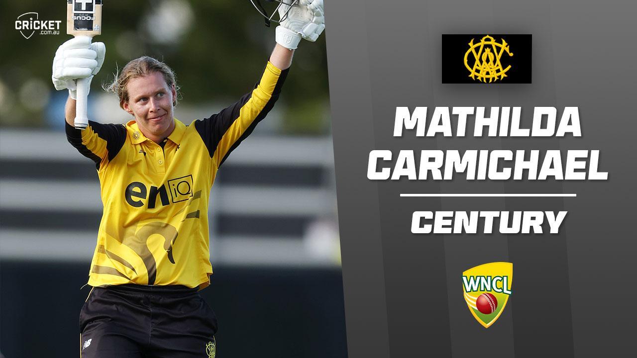 Carmichael delights home crowd with hard-hitting ton