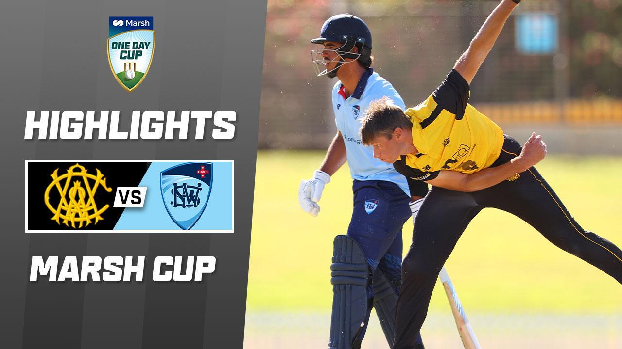 Western Australia v NSW | Marsh Cup