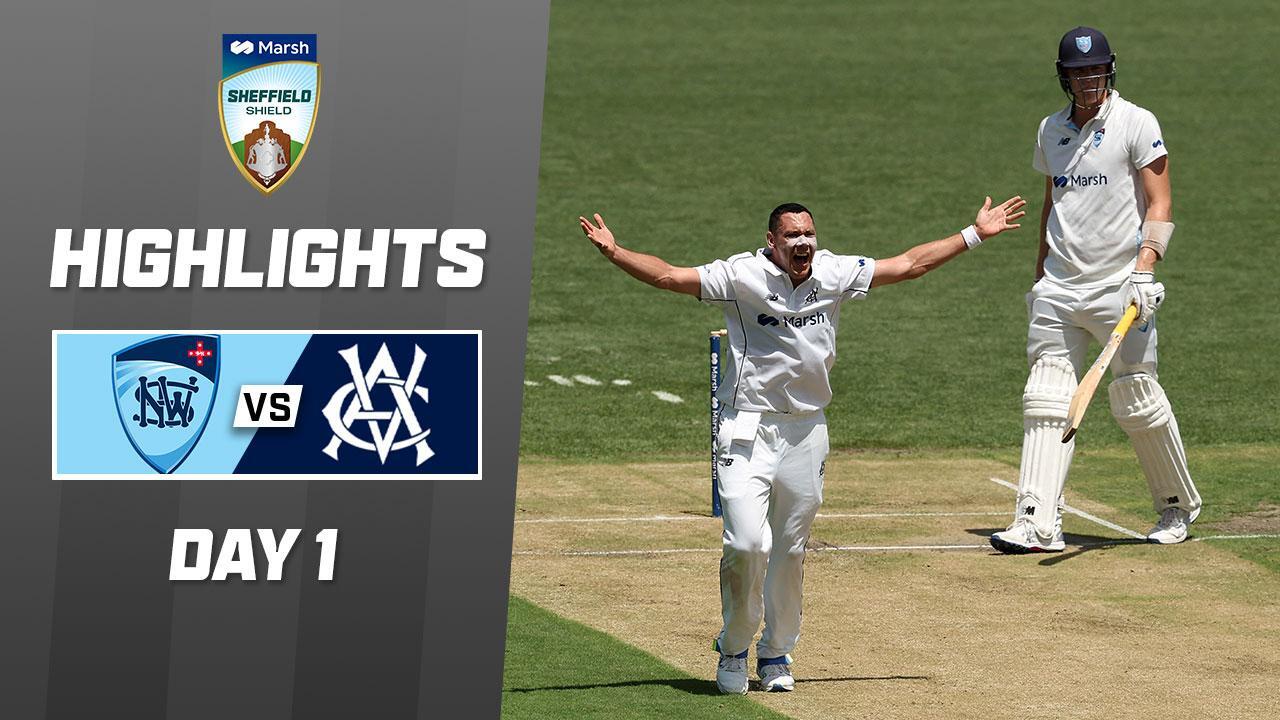 NSW v Victoria | Sheffield Shield | Day 1