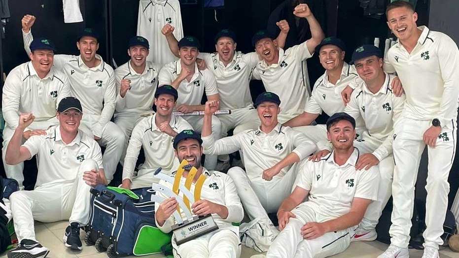 Ireland celebrate first ever Test win | cricket.com.au