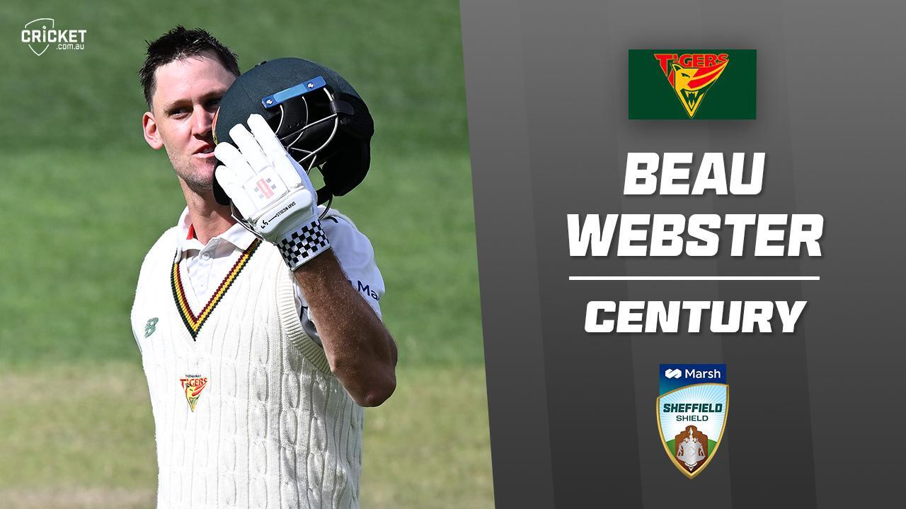 Webster stands tall with incredible Shield century