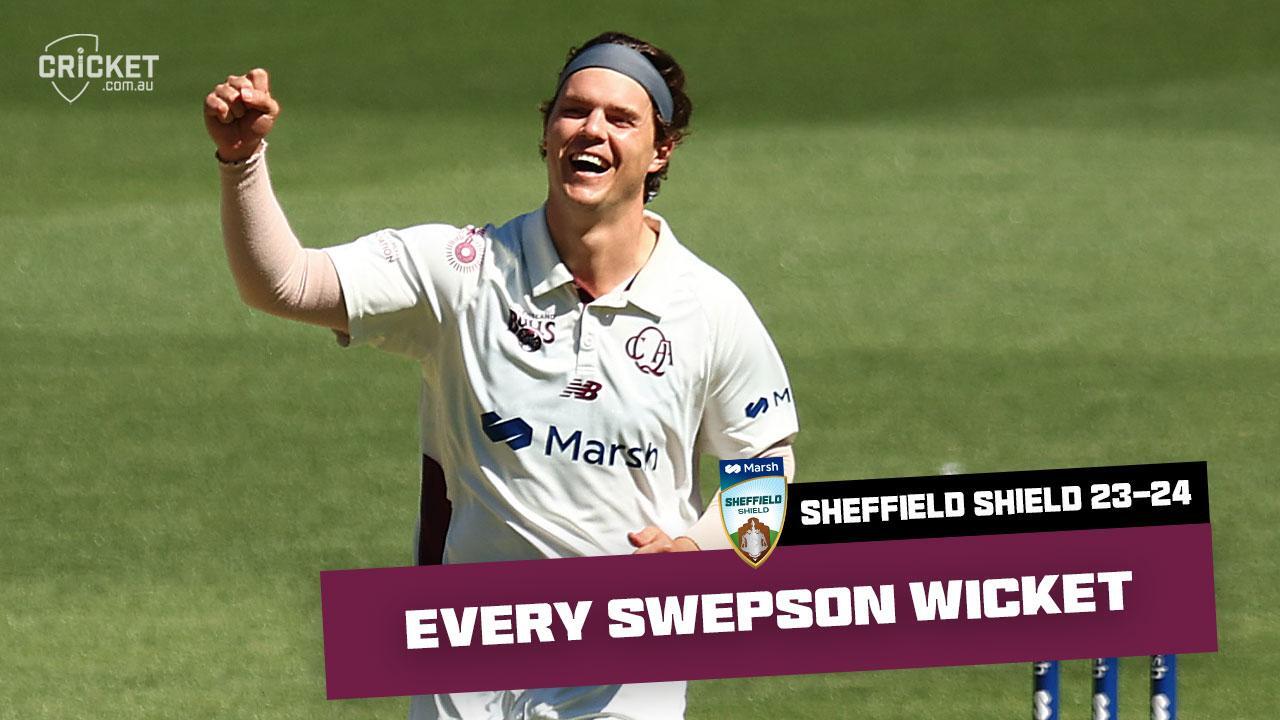 Every wicket: Swepson returns to top form in 30-wicket season