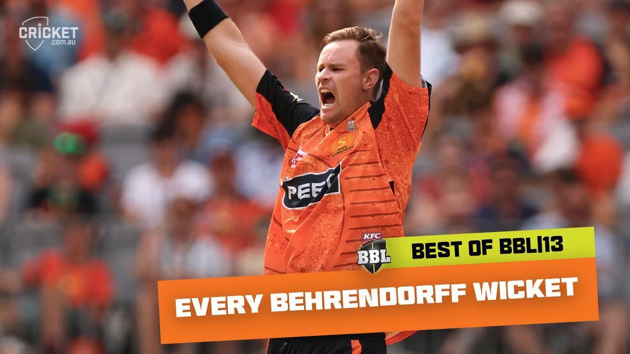 Every wicket: Reliable Behrendorff productive for Perth again