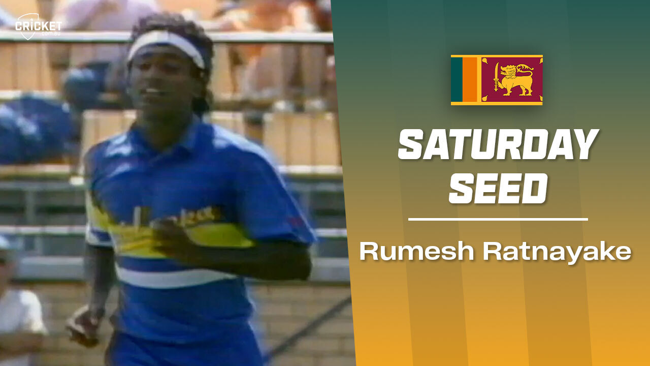 Saturday Seed: In-swing perfection from SL's Ratnayake