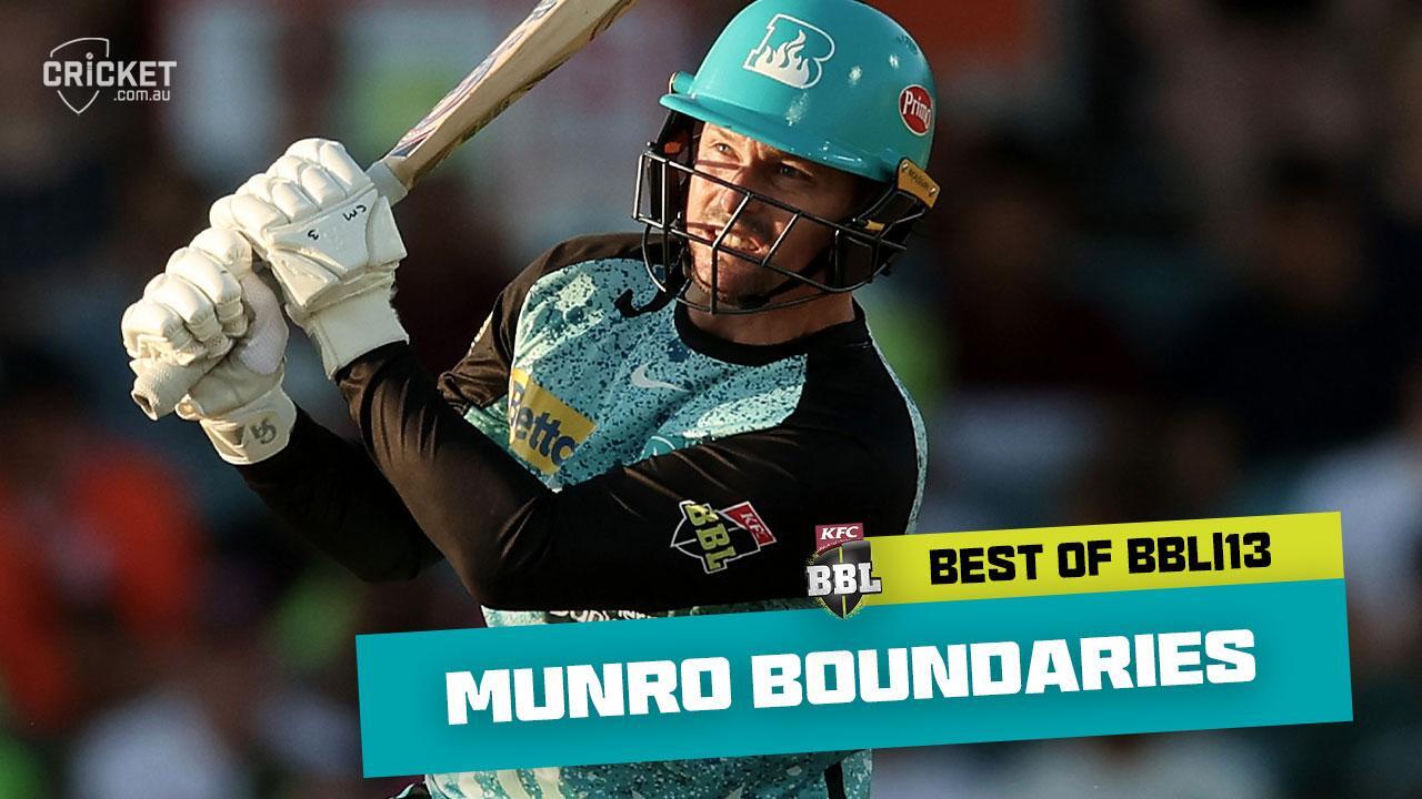 Every boundary: Munro makes bowlers pay in BBL|13