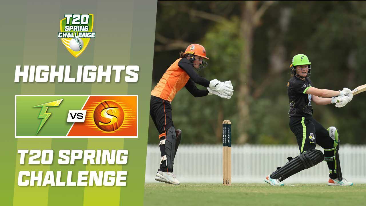 Sydney Thunder v Perth Scorchers | T20 Spring Challenge