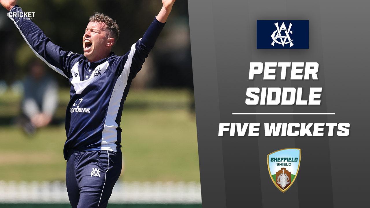 Siddle winds back the clock with maiden one-day five-for