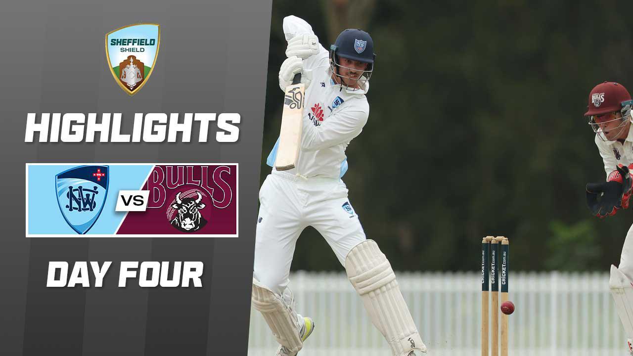 New South Wales v Queensland | Sheffield Shield | Day 4