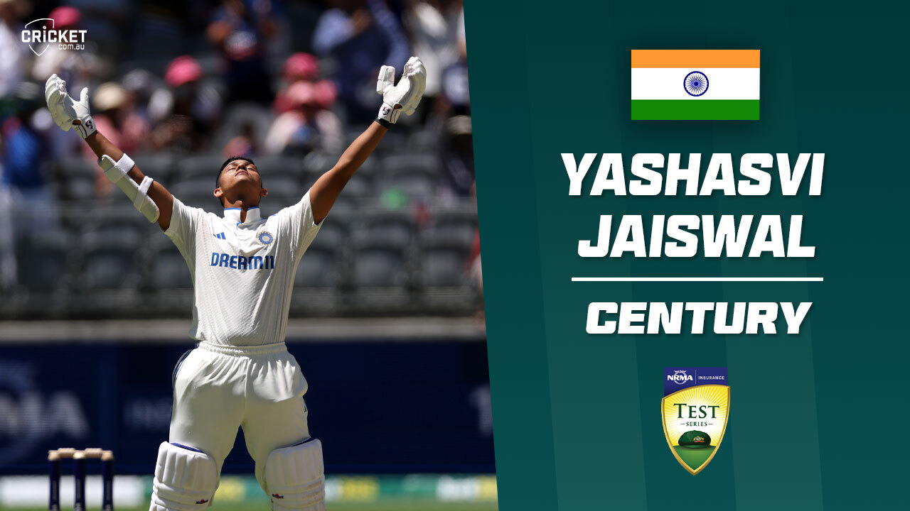 Jaiswal announces himself with brilliant Perth century