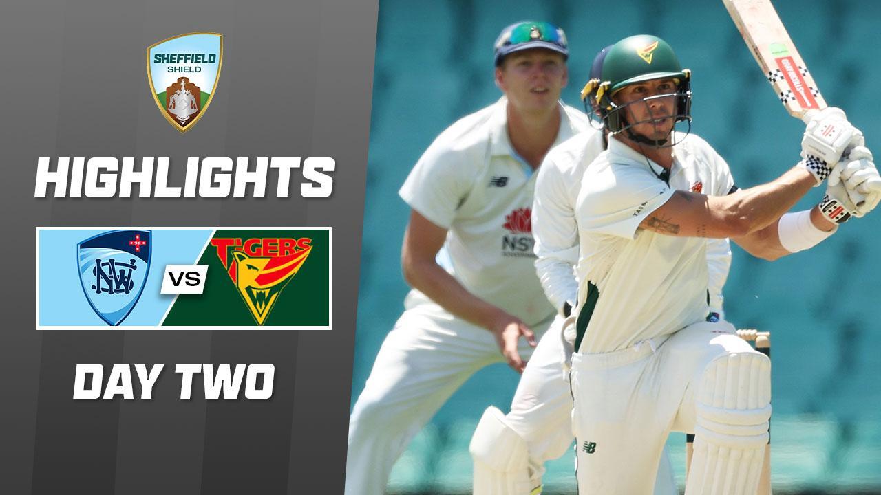 New South Wales v Tasmania | Sheffield Shield | Day 2