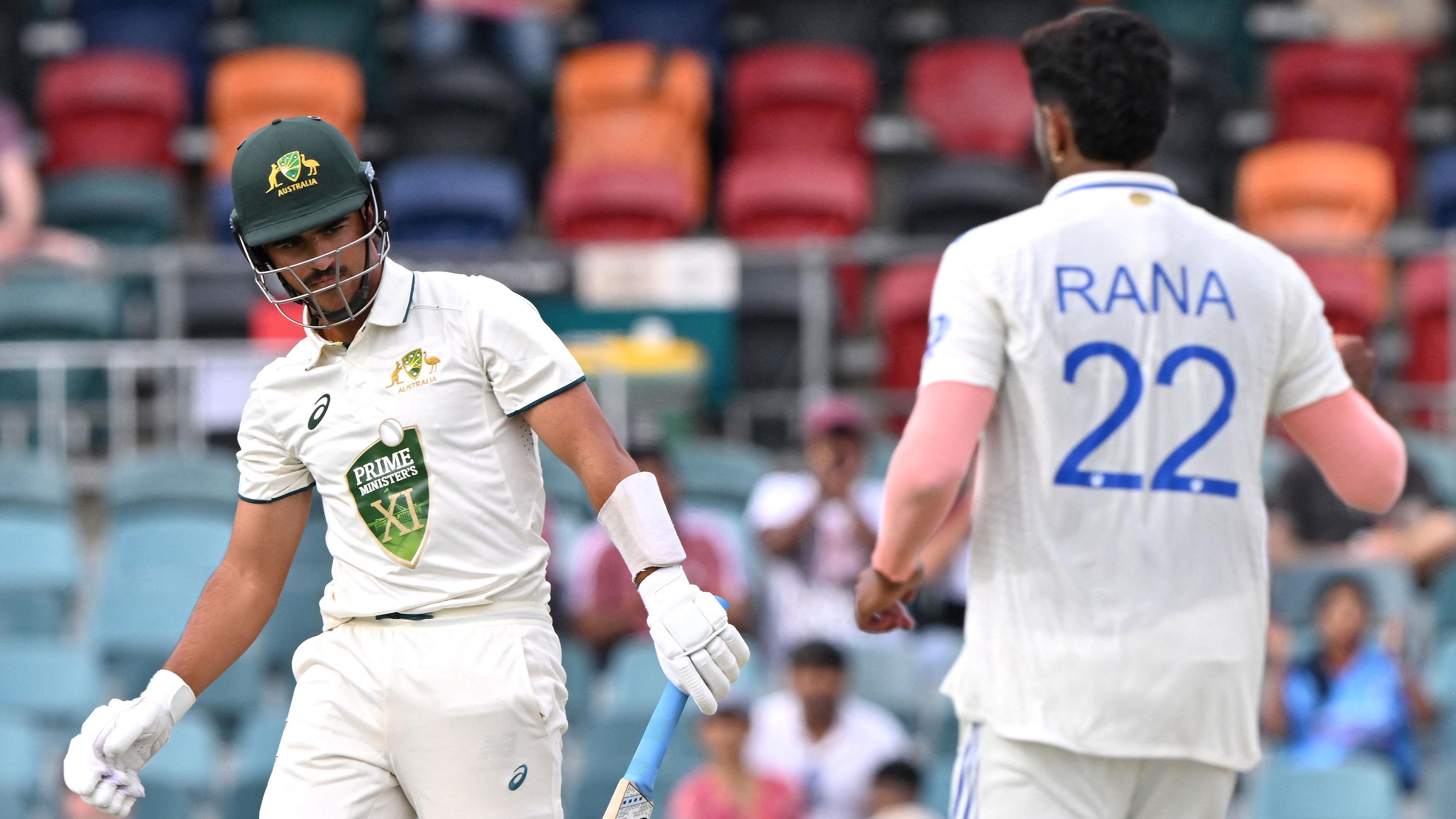 Rana backs up first Test form with four pink-ball poles