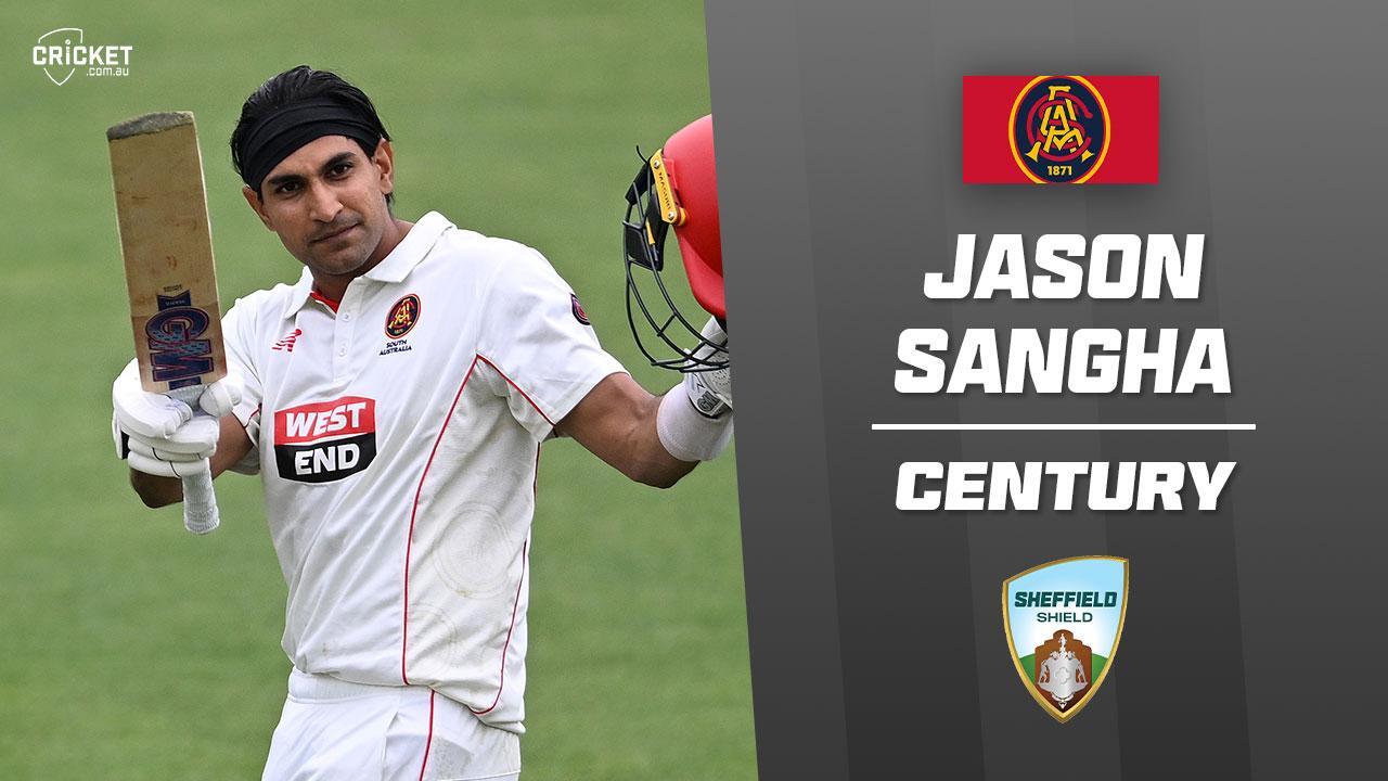 Sangha hits sensational 151 on Shield debut for South Australia