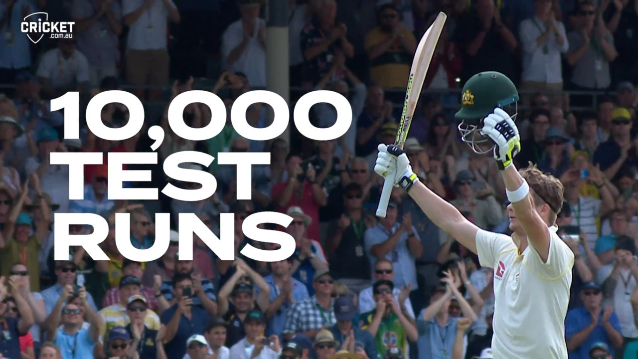 Steve Smith's rise to an incredible 10,000 Test runs