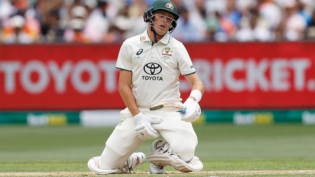 Labuschagne stars in 'man getting hit by cricket ball'