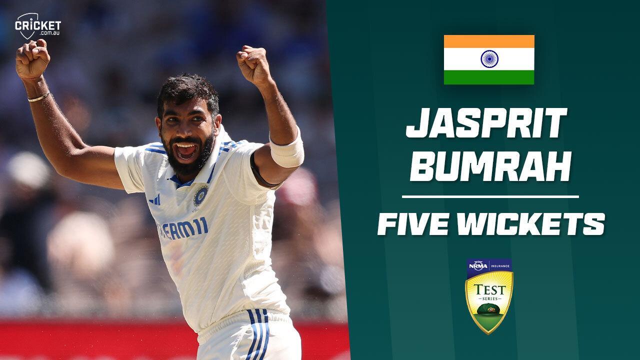 Brilliant Bumrah leads with way with MCG five-wicket haul