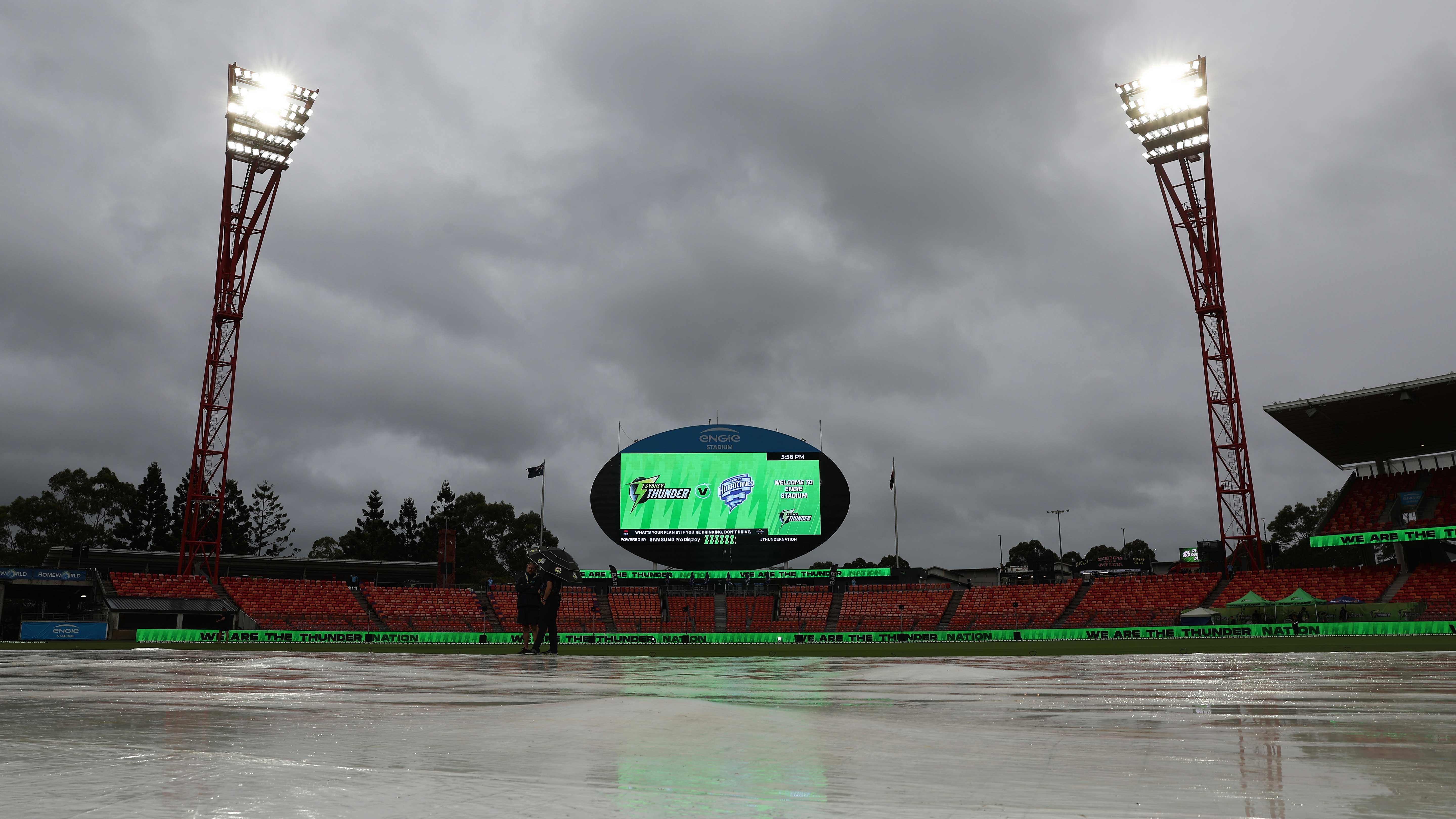 Rain washes out Thunder's clash with Hurricanes | cricket.com.au