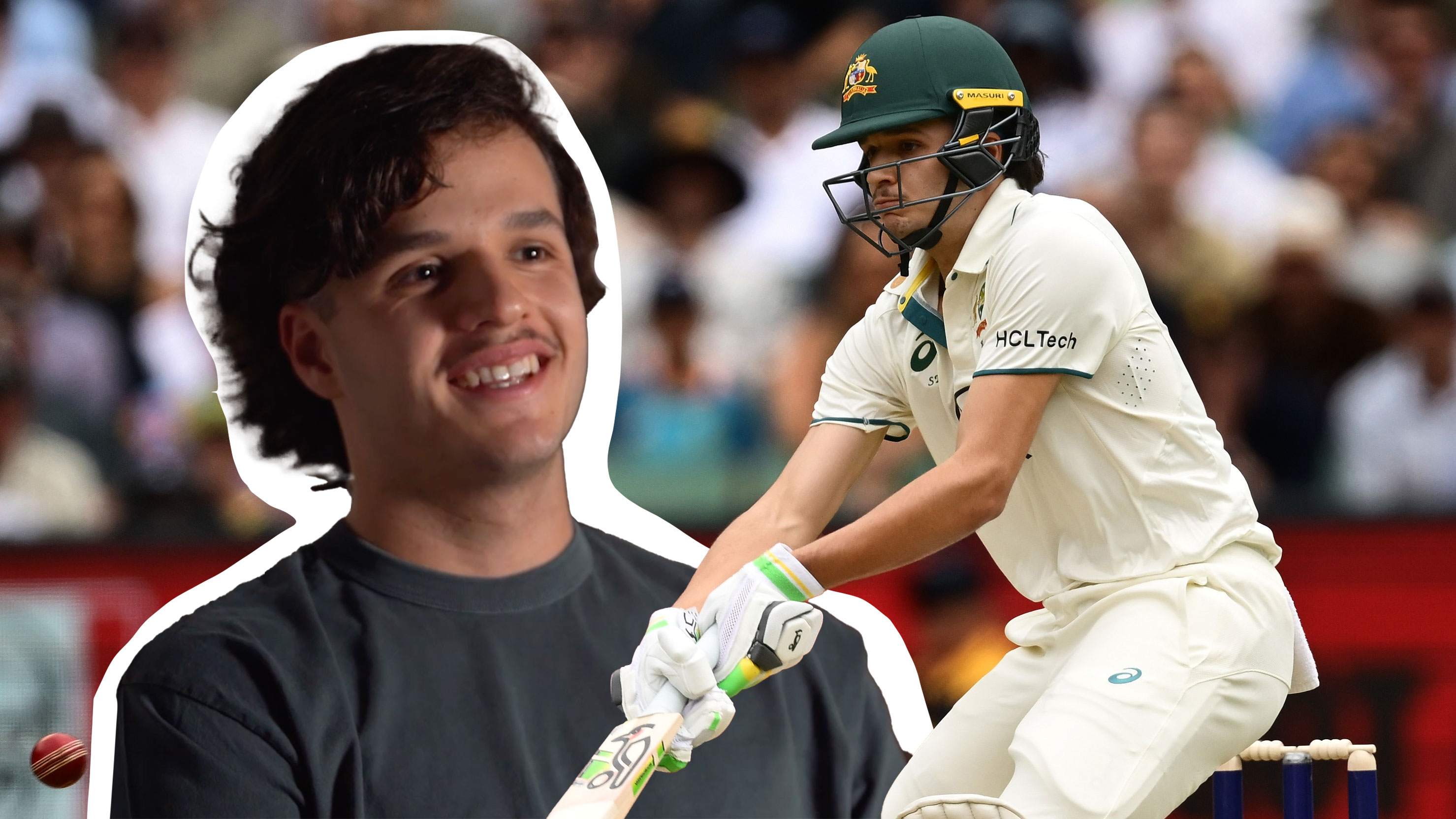 ‘Just trying to smack him’: Konstas’ dream debut