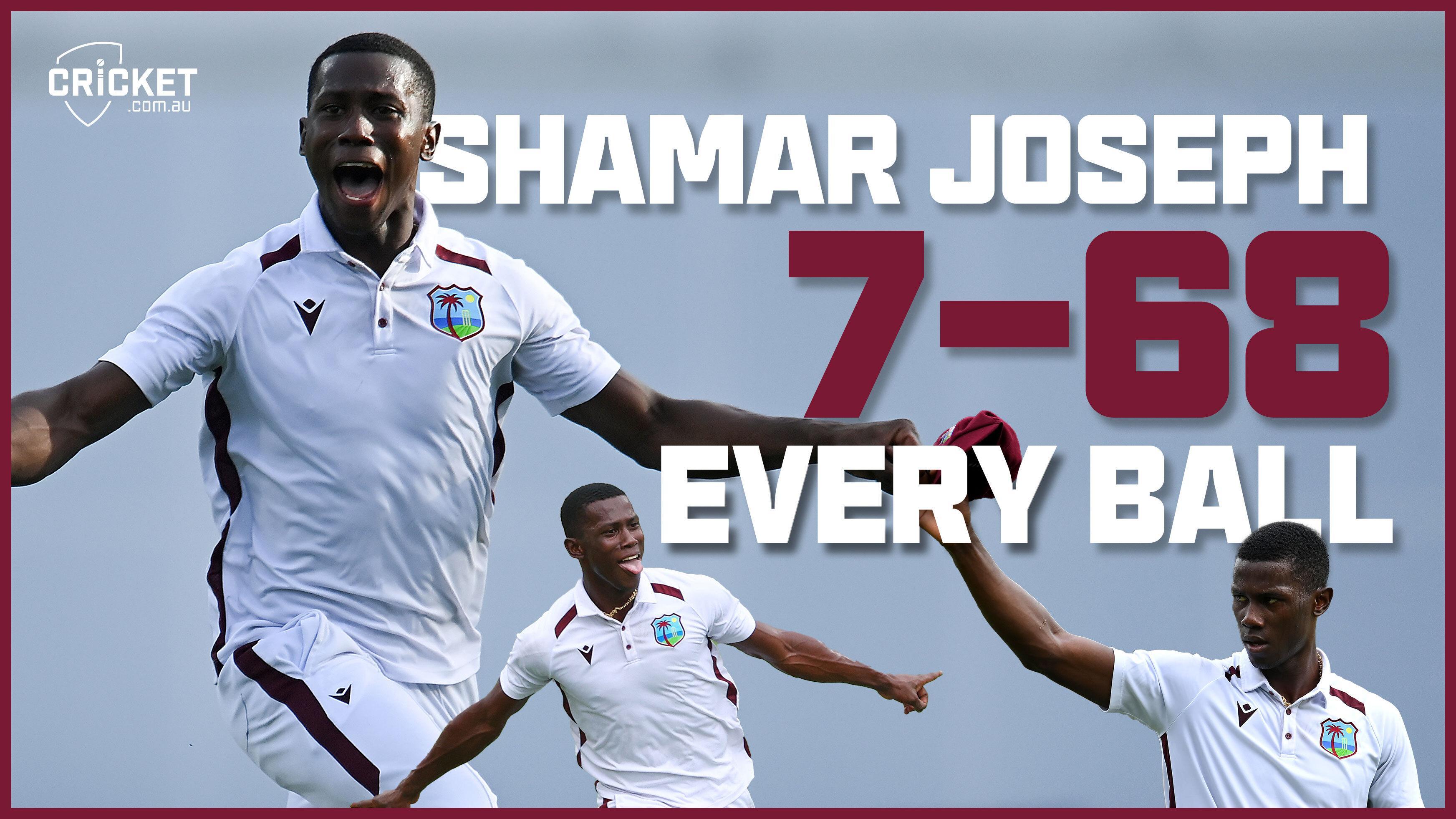 Every ball from Shamar Joseph's iconic Gabba spell