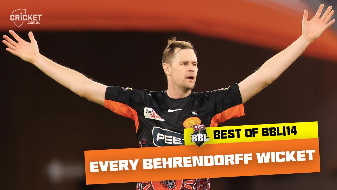 Every wicket: Jason Behrendorff finishes atop the bowler standings