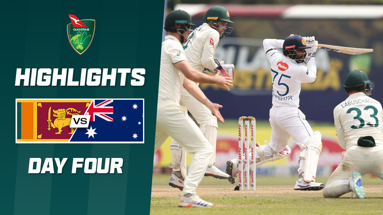 Sri Lanka v Australia | First Test | Day Four