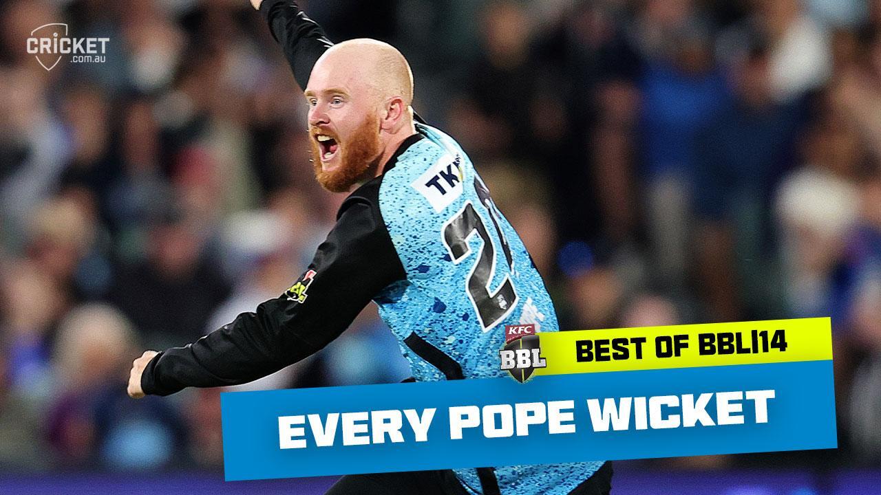 Pope leads spinners in BBL|14 with almighty 15-wicket season