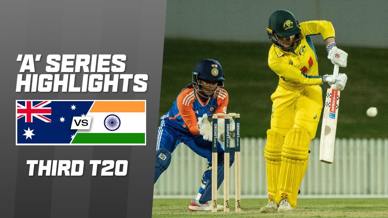 Australia A v India A | Third T20