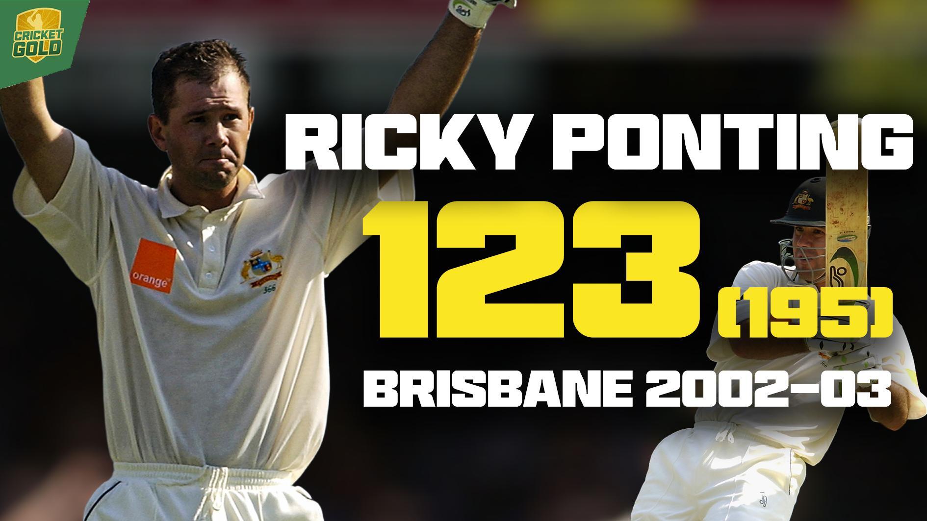 Ponting's range on full display in his first Gabba Test century