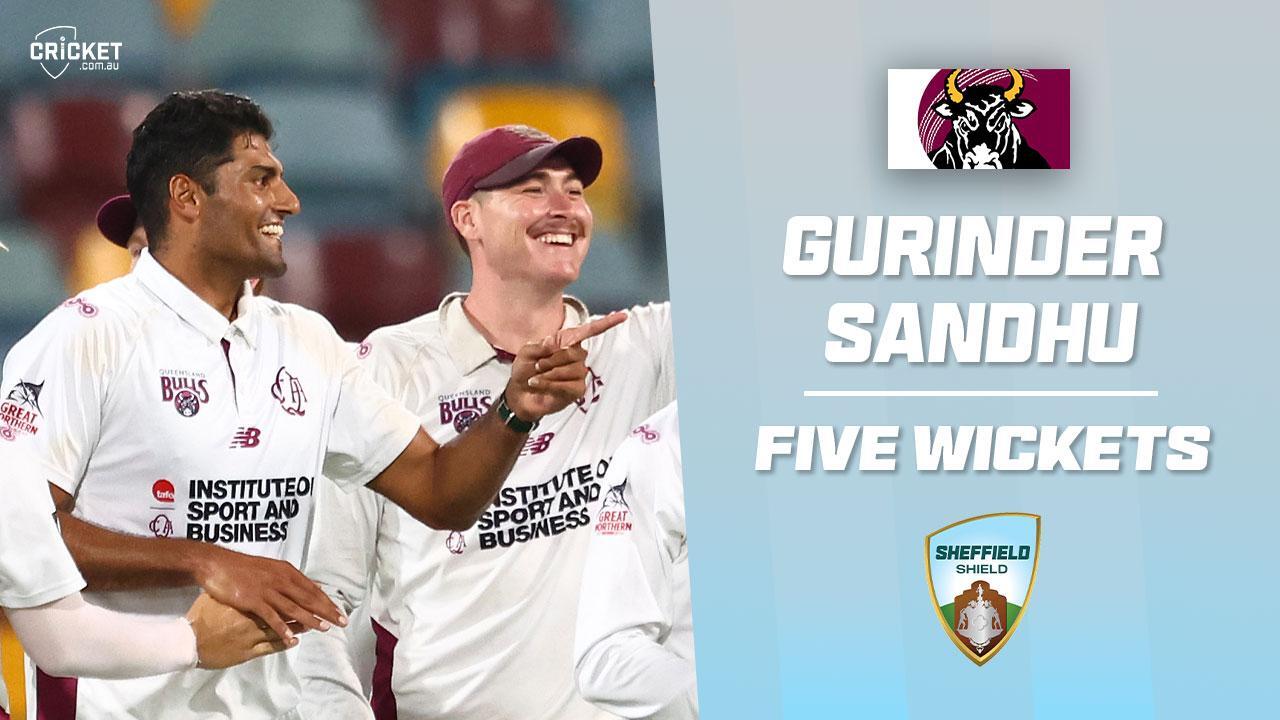 Sandhu tears through Victoria at the Gabba