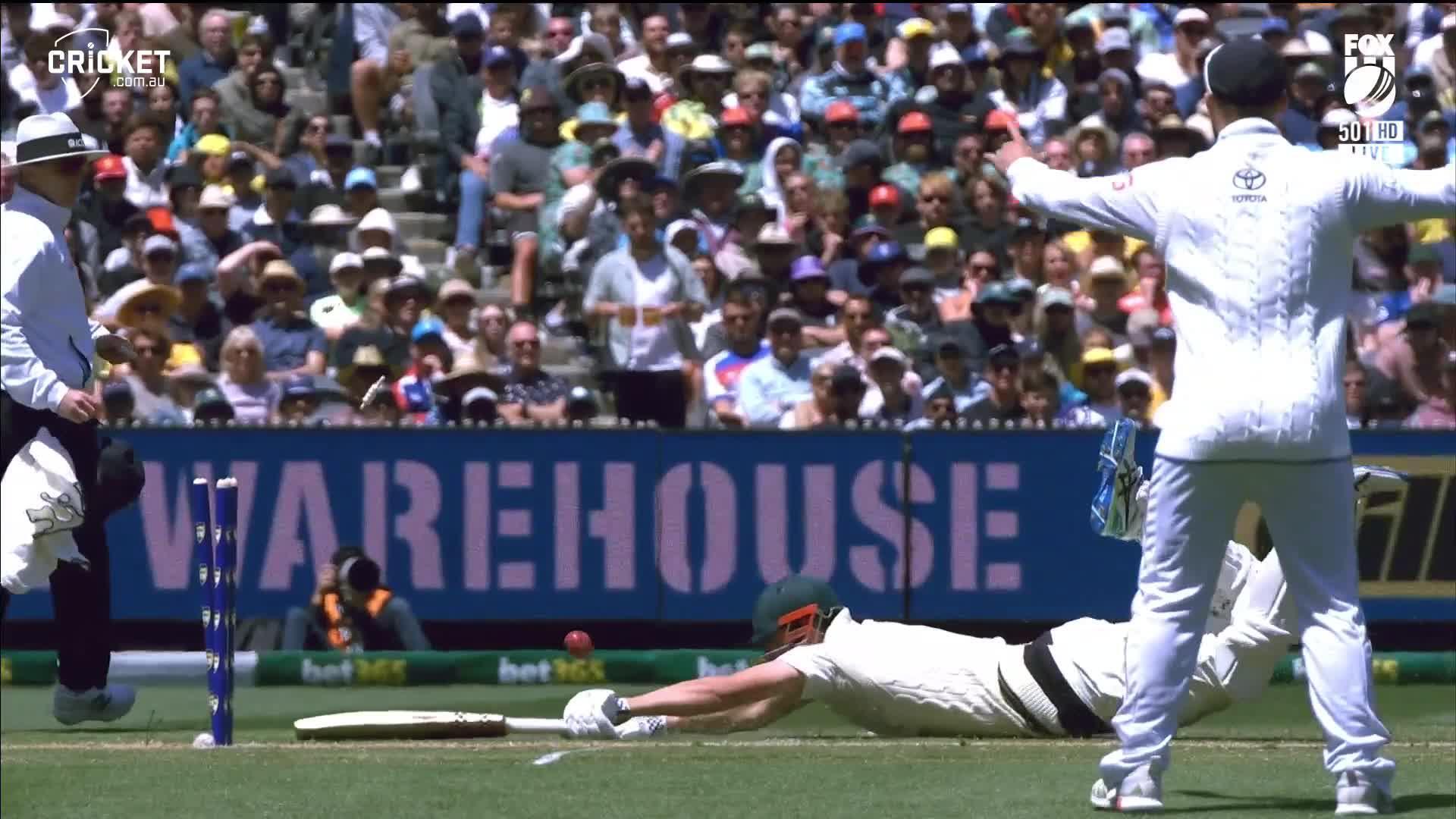 Green left red-faced after direct hit ends stay