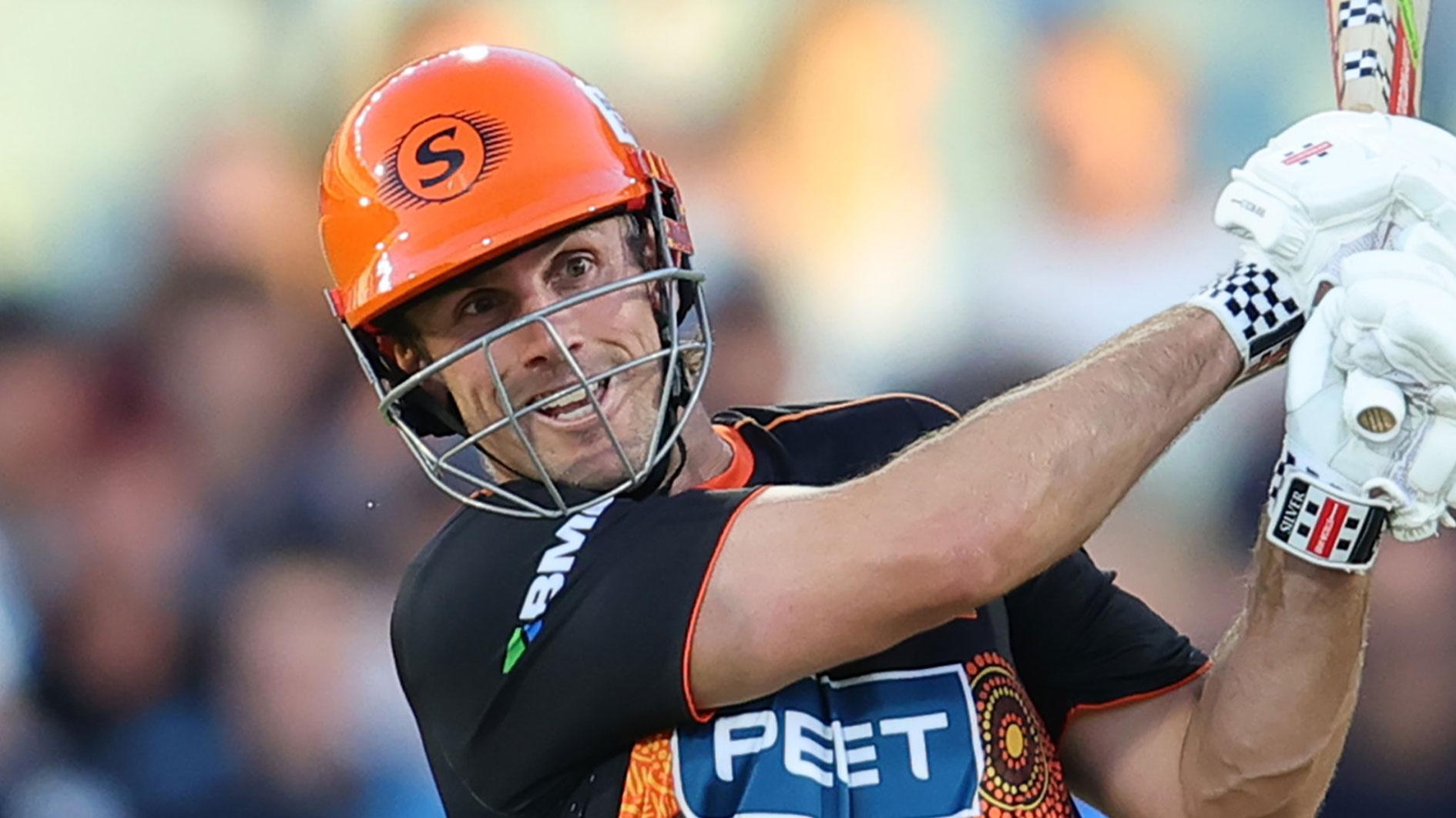 Marsh muscles Scorchers to huge total with rapid 88