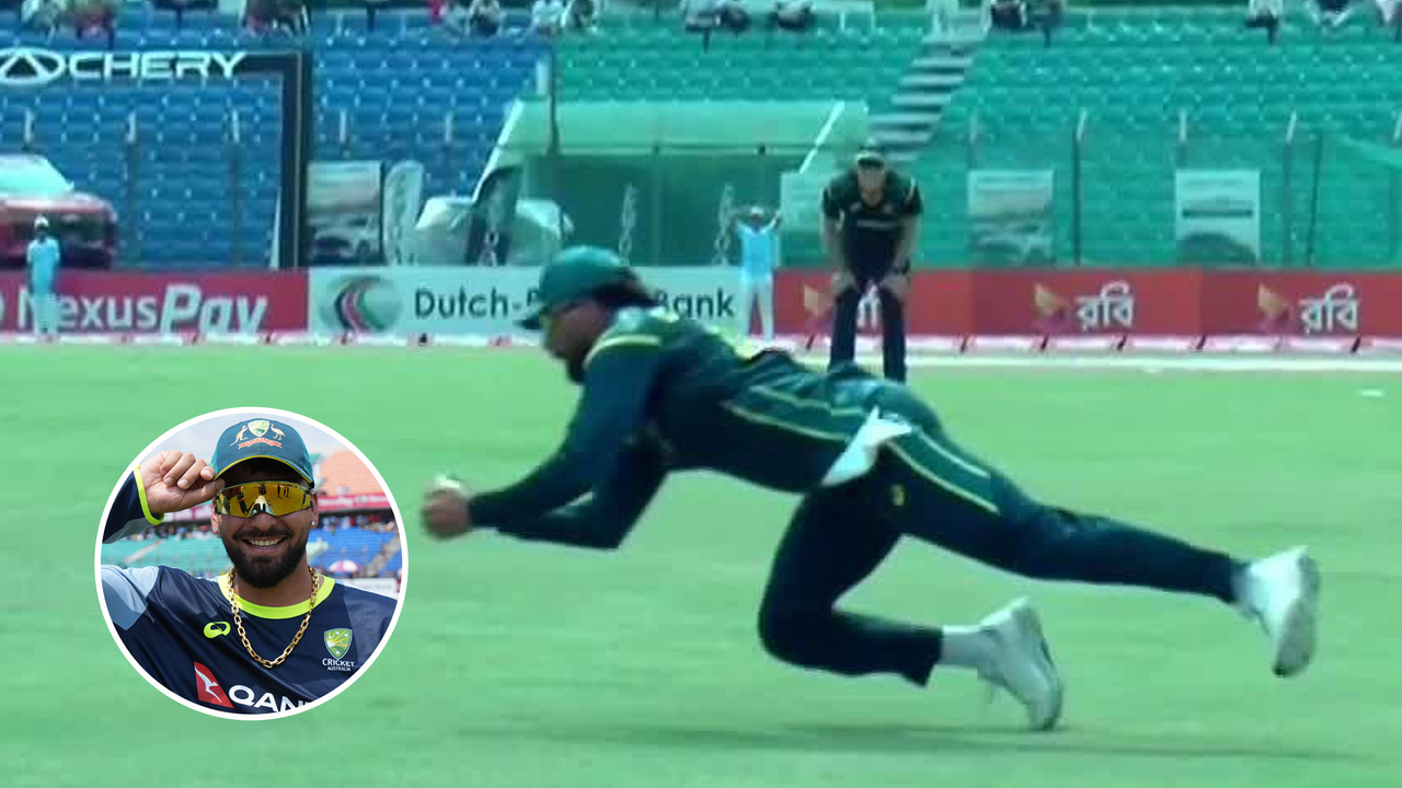 Classic catch highlights Chaudhary's memorable Australia debut